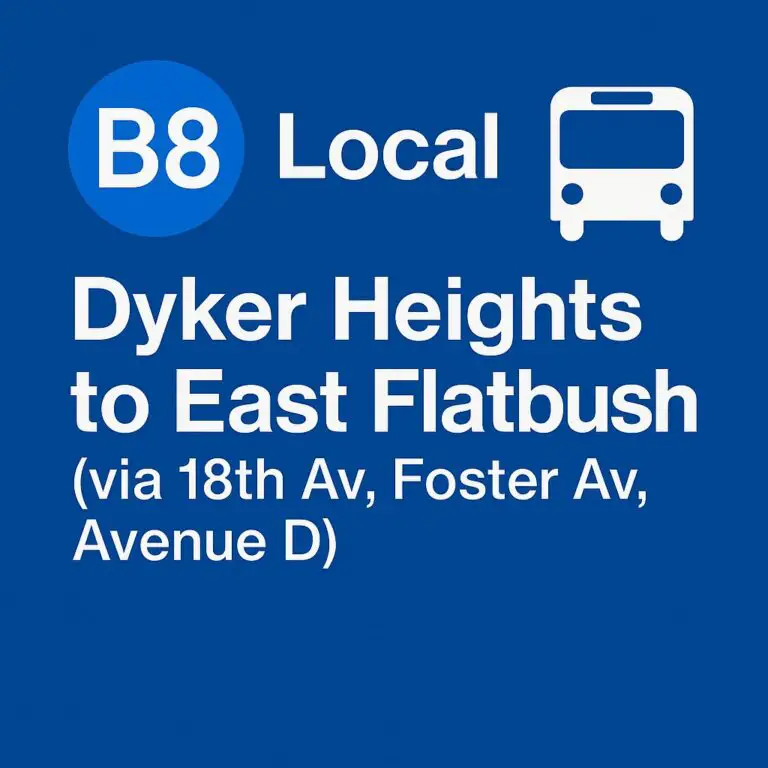 Brooklyn B9 Bus Schedule: Full Weekday, Saturday, and Sunday Times for ...