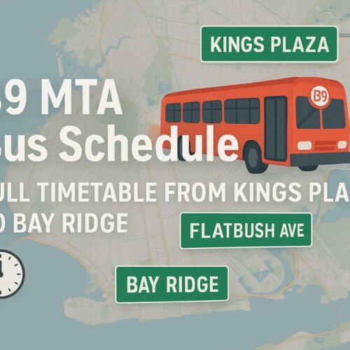 Brooklyn B8 Bus Schedule: Weekdays, Saturdays, and Sundays in Both ...